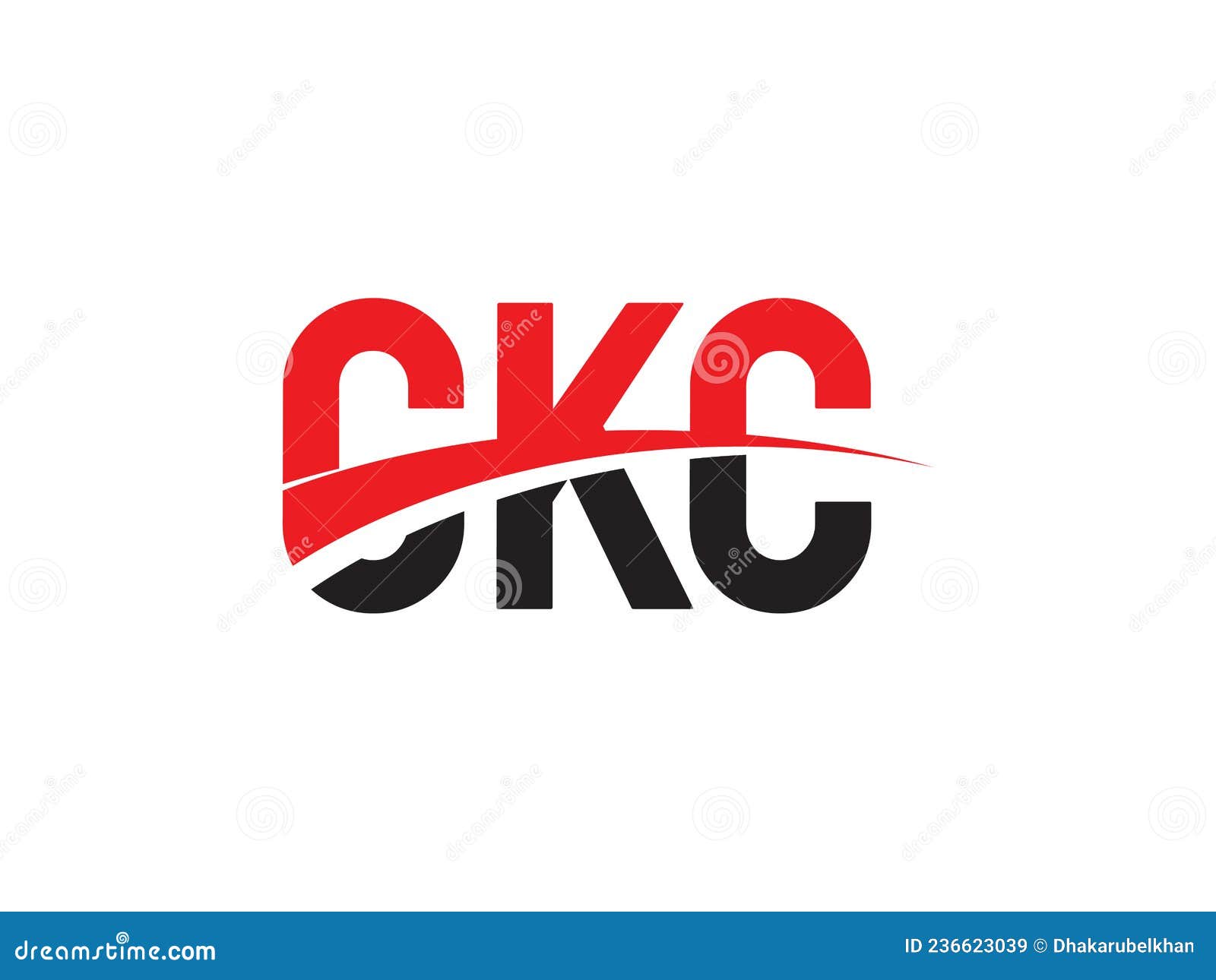 CKC Letter Initial Logo Design Vector Illustration Stock Vector ...