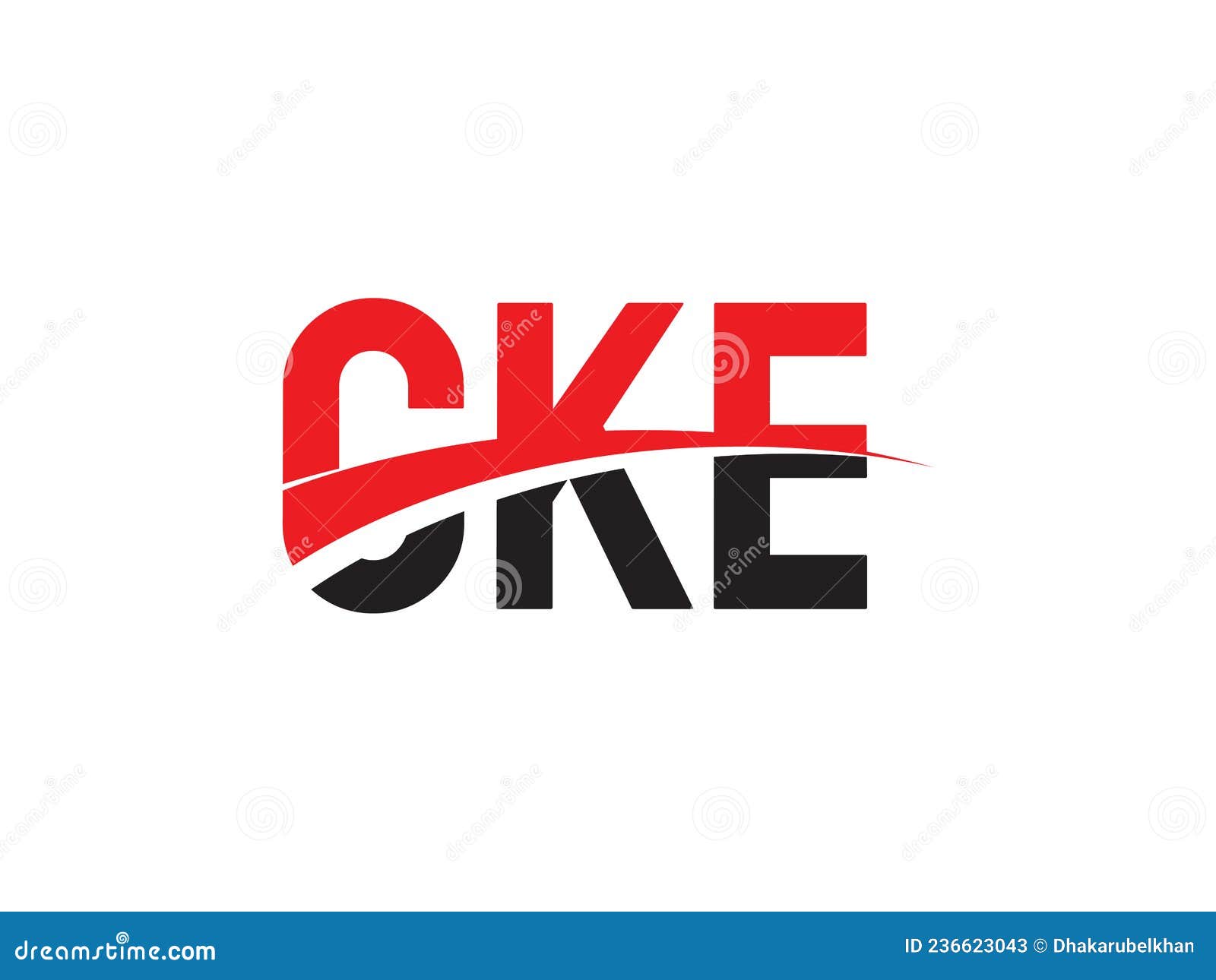 CKE Letter Initial Logo Design Vector Illustration Stock Vector ...