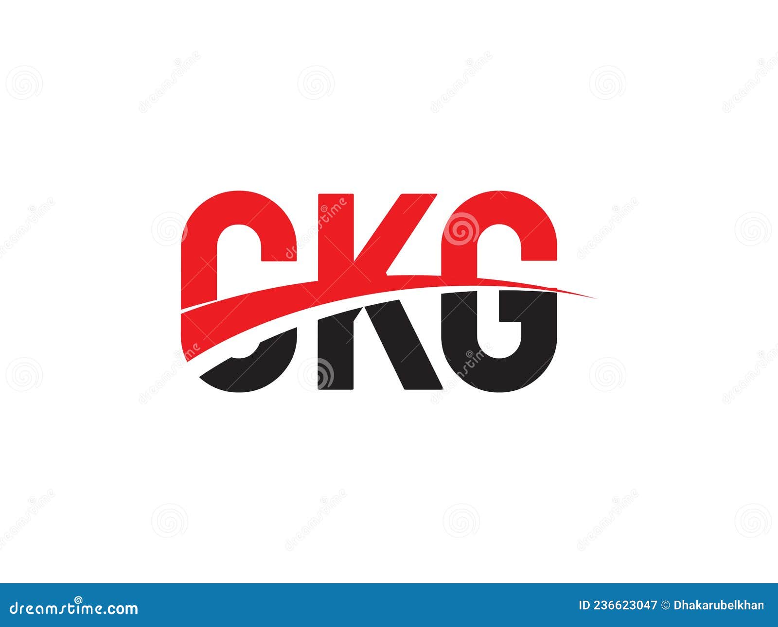 CKG Letter Initial Logo Design Vector Illustration Stock Vector ...