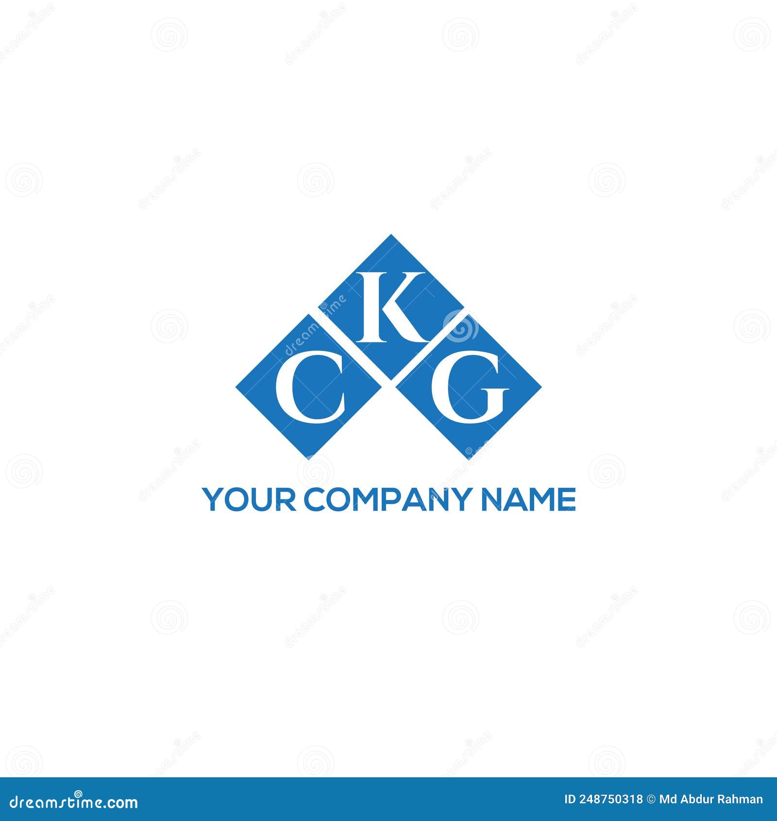 CKG Letter Logo Design on WHITE Background. CKG Creative Initials ...