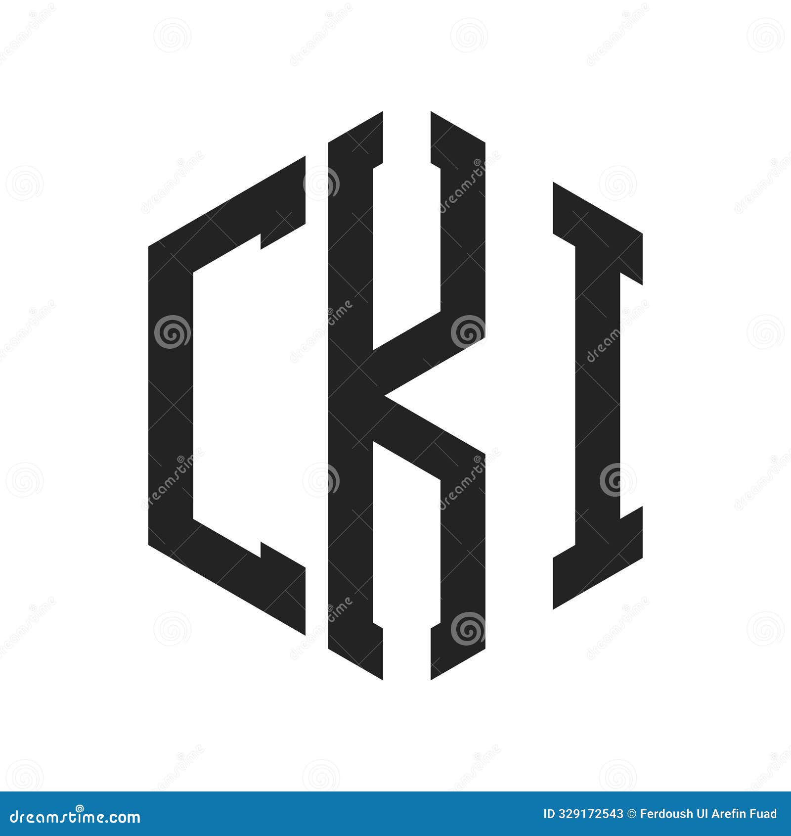 CKI Logo Design. Initial Letter CKI Monogram Logo Using Hexagon Shape ...