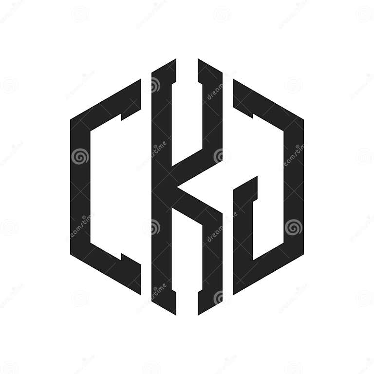CKJ Logo Design. Initial Letter CKJ Monogram Logo Using Hexagon Shape ...