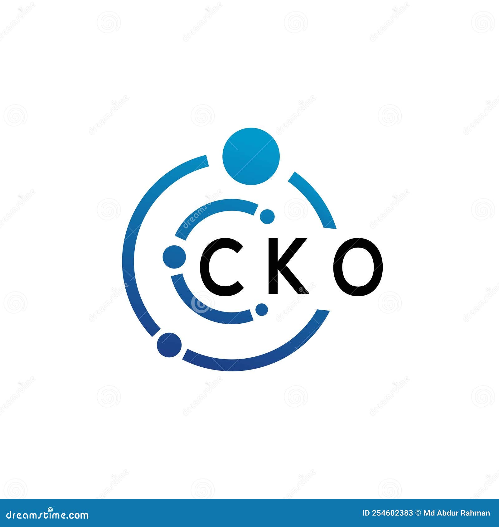 CKO Letter Logo Design On White Background. CKO Creative Initials ...