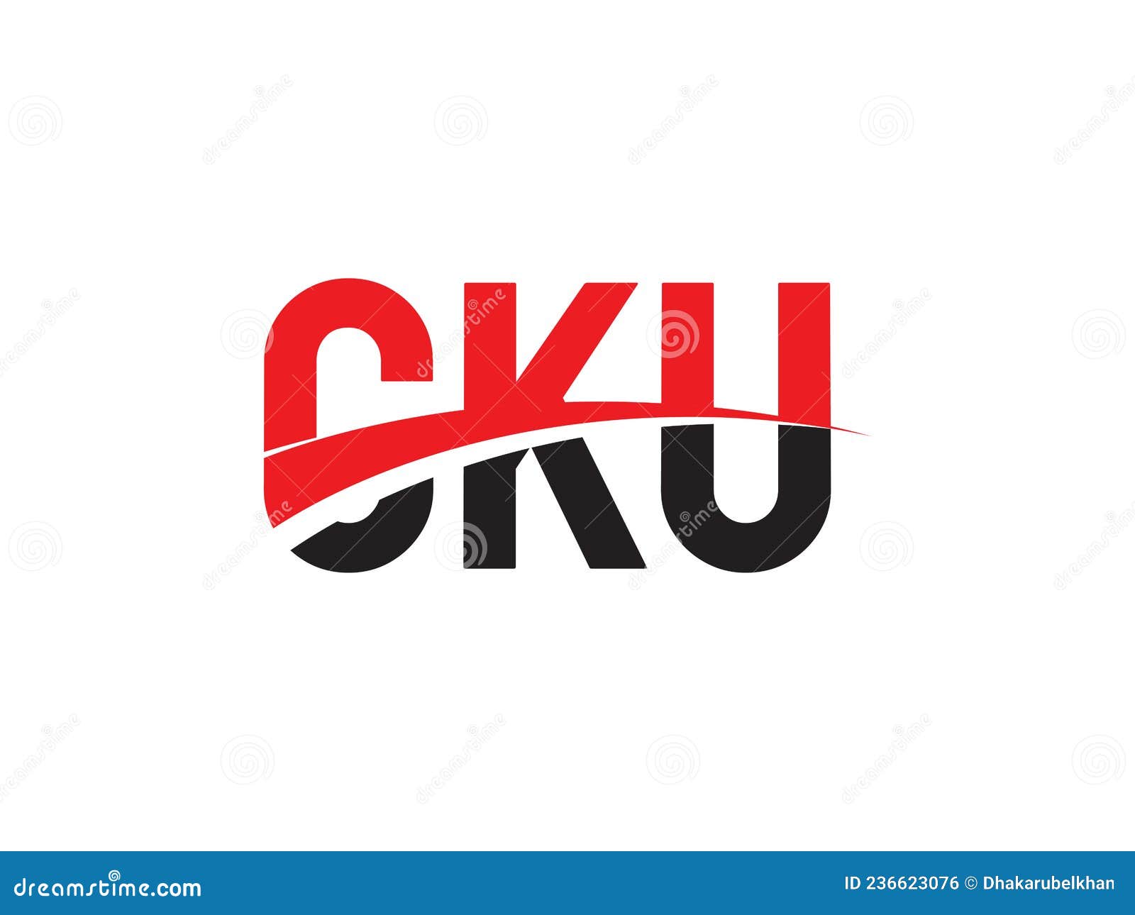 CKU Letter Initial Logo Design Vector Illustration Stock Vector ...
