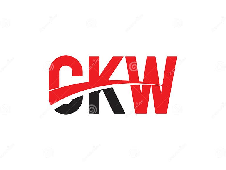 CKW Letter Initial Logo Design Vector Illustration Stock Vector ...