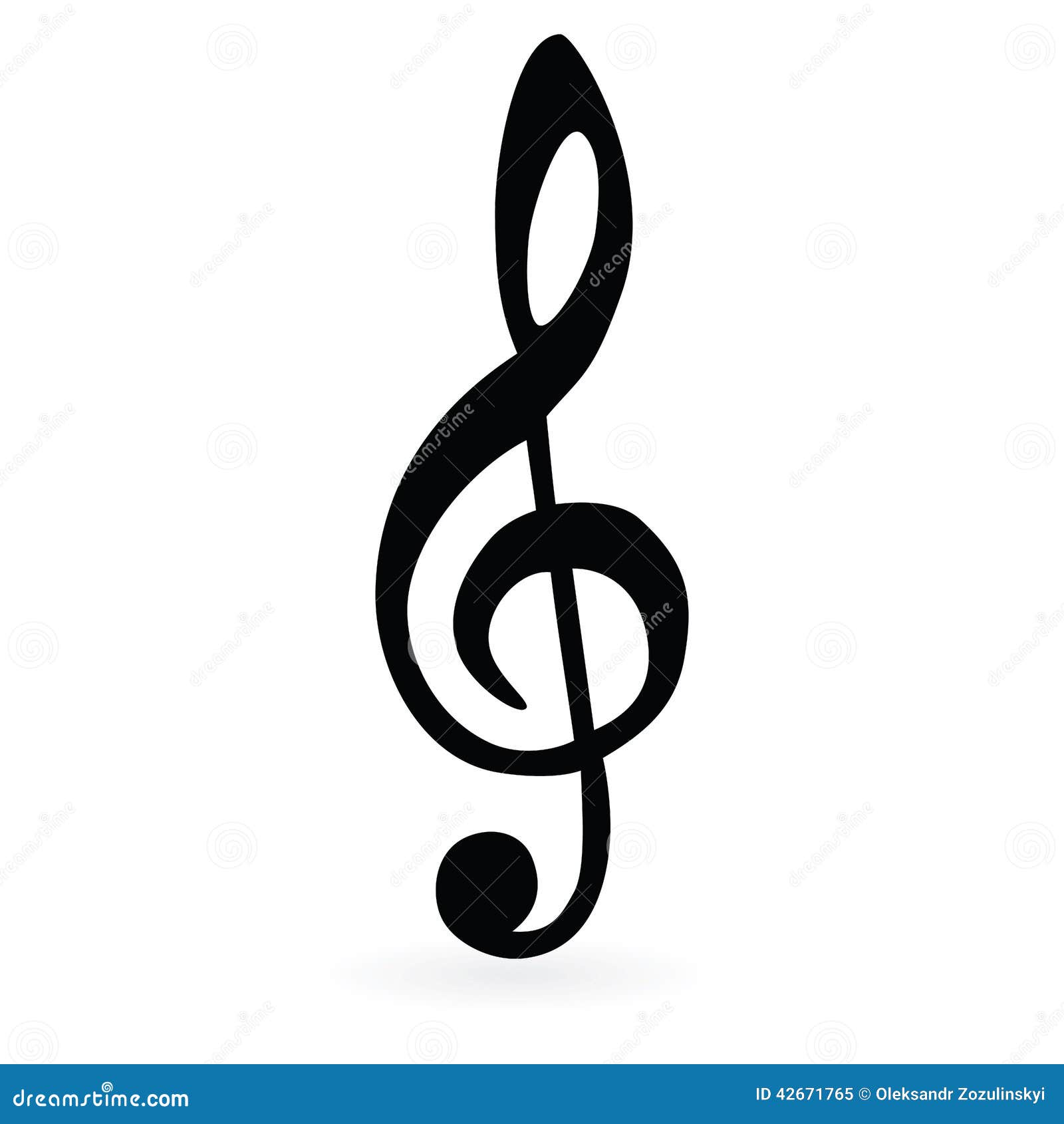 Clé musicale Trame #1 #1 illustration stock. Illustration du artistique ...