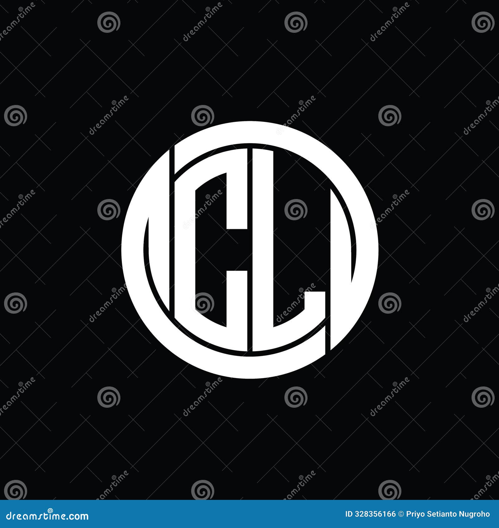 CL Logo Monogram Shield Inside Circle Shape Vector Images Design ...