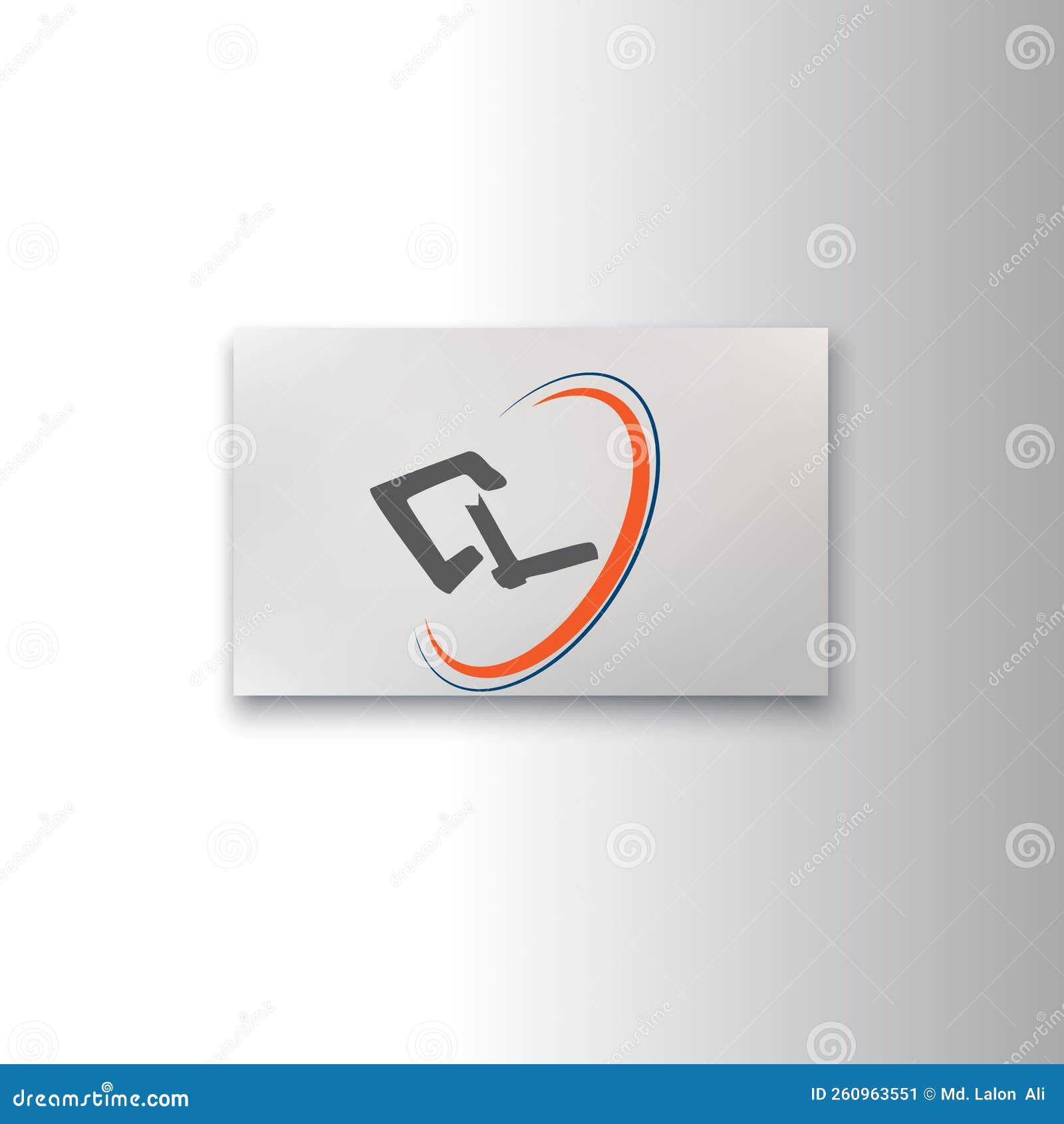 CL Text Logo Design stock vector. Illustration of document - 260963551