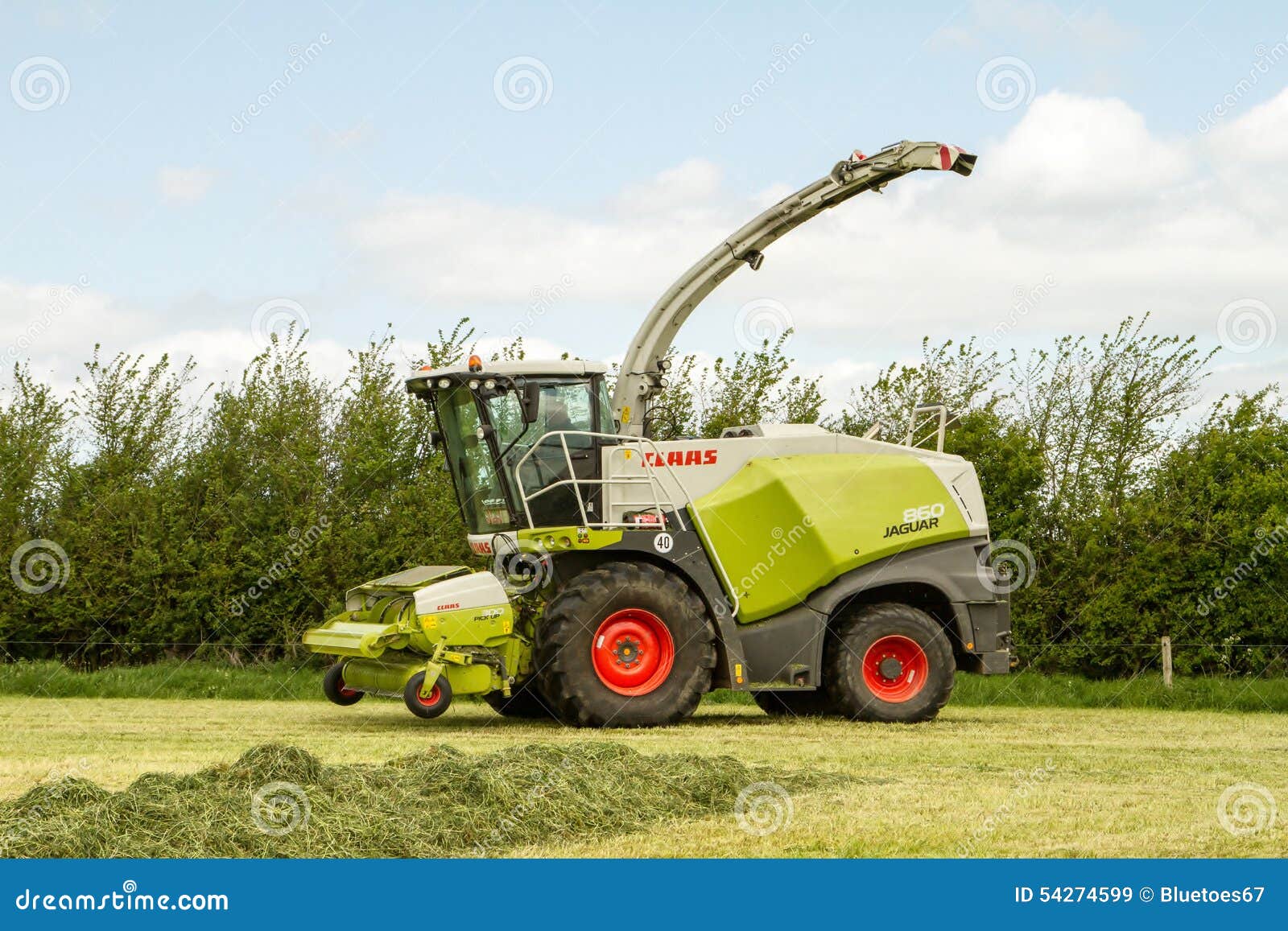 Claas Harvester Cutting Field Editorial Stock Image - Image of ...
