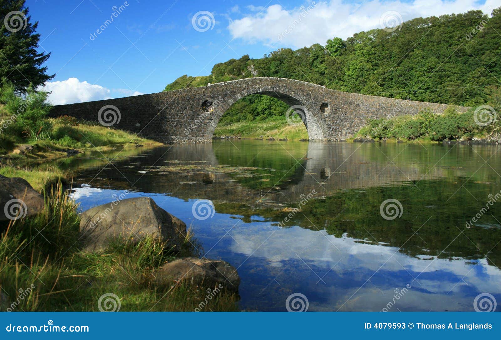 Clachan Bridge, Scotland, UK Stock Image - Image of clachan, argyll ...