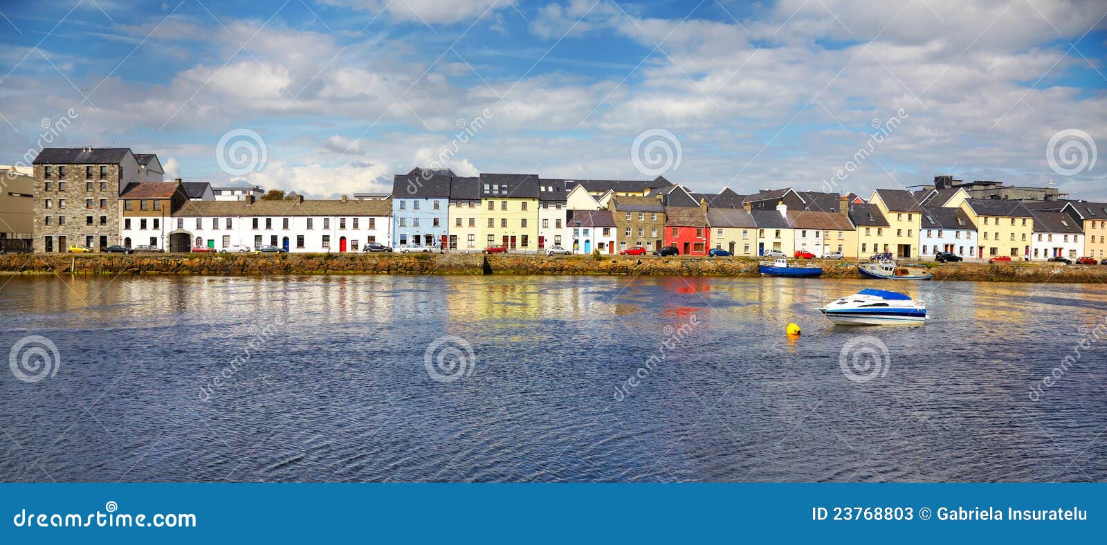 The Claddagh Galway stock image. Image of panorama, nature - 23768803