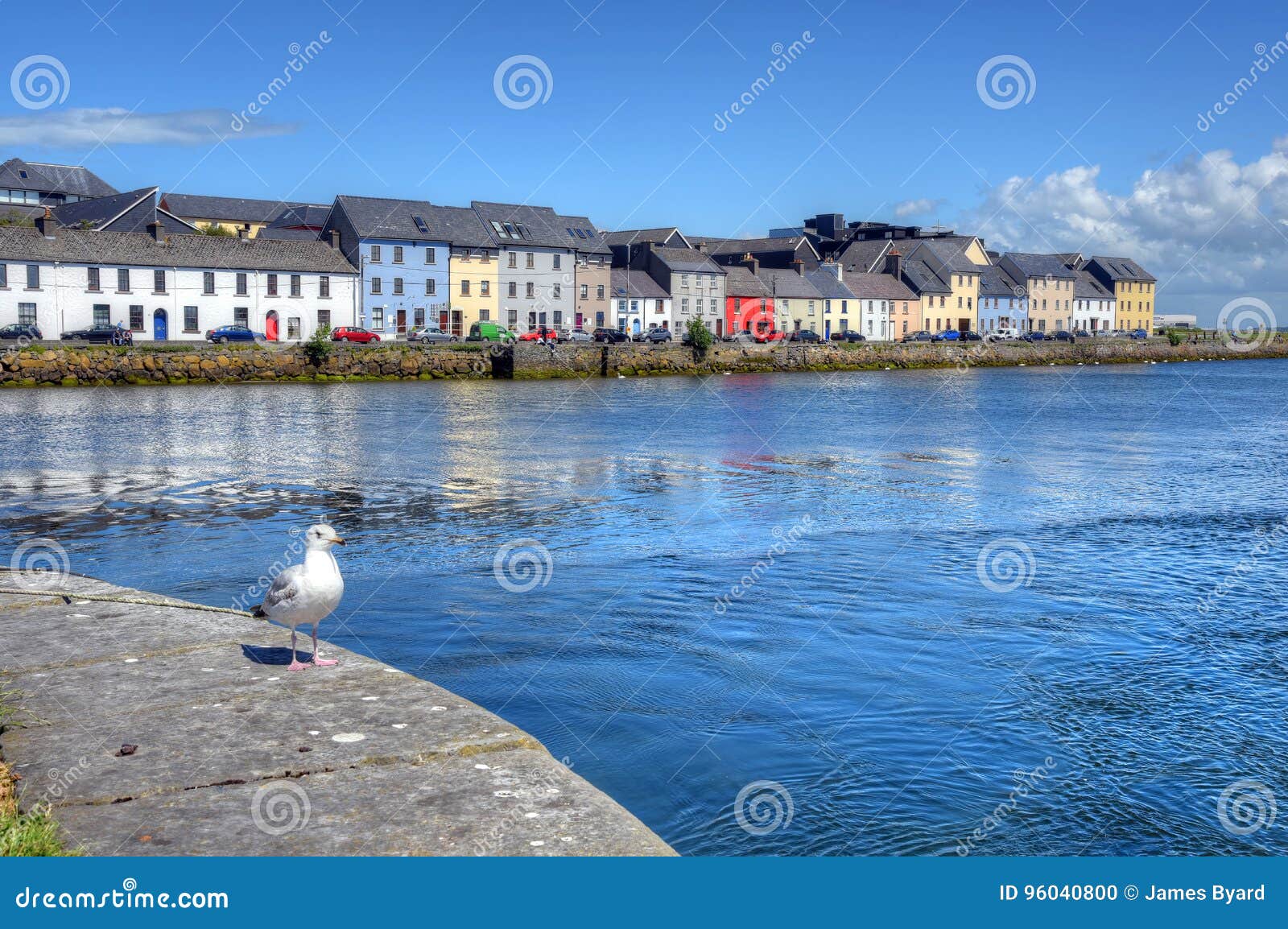 Claddagh Galway in Galway, Ireland Stock Photo - Image of building ...
