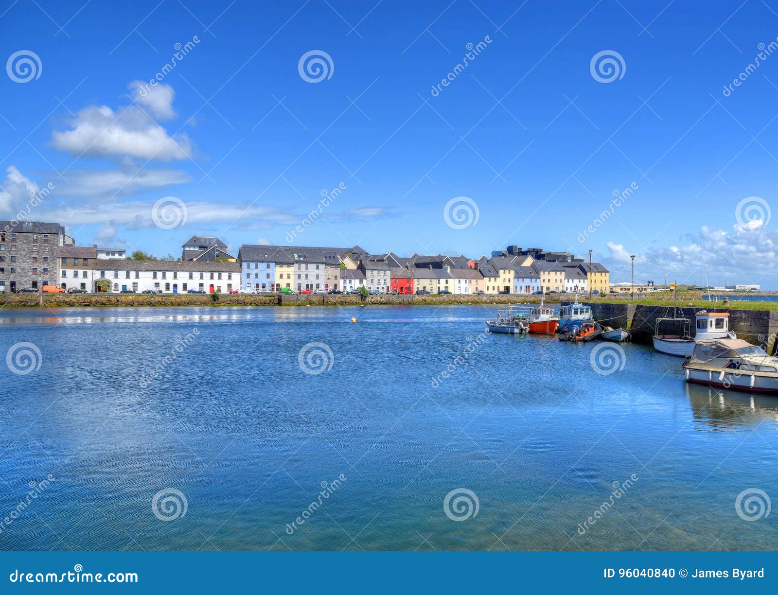 Claddagh Galway in Galway, Ireland Stock Photo - Image of vessel, color ...