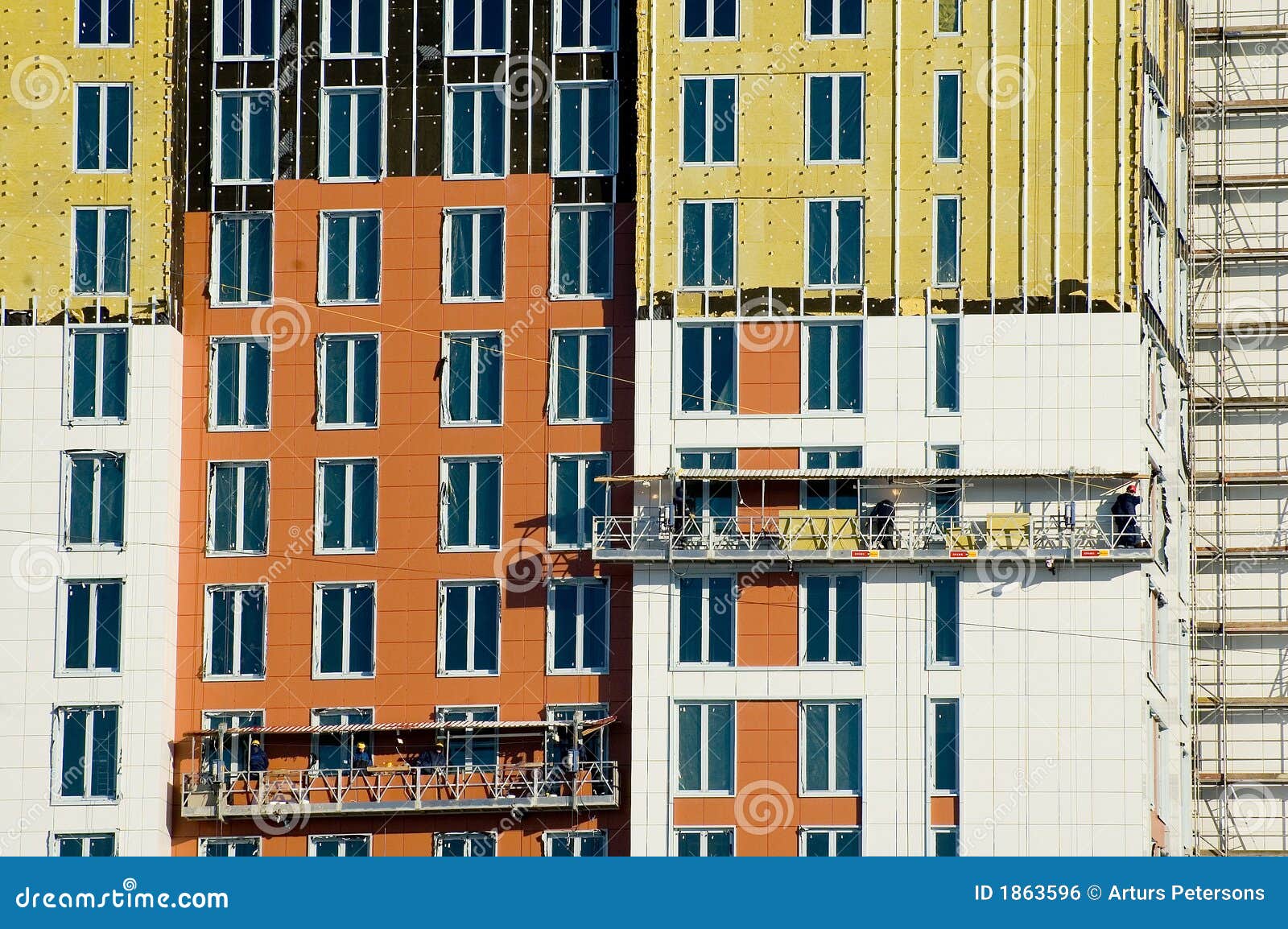 Cladding job 6543 stock photo. Image of renovation, trolley - 1863596