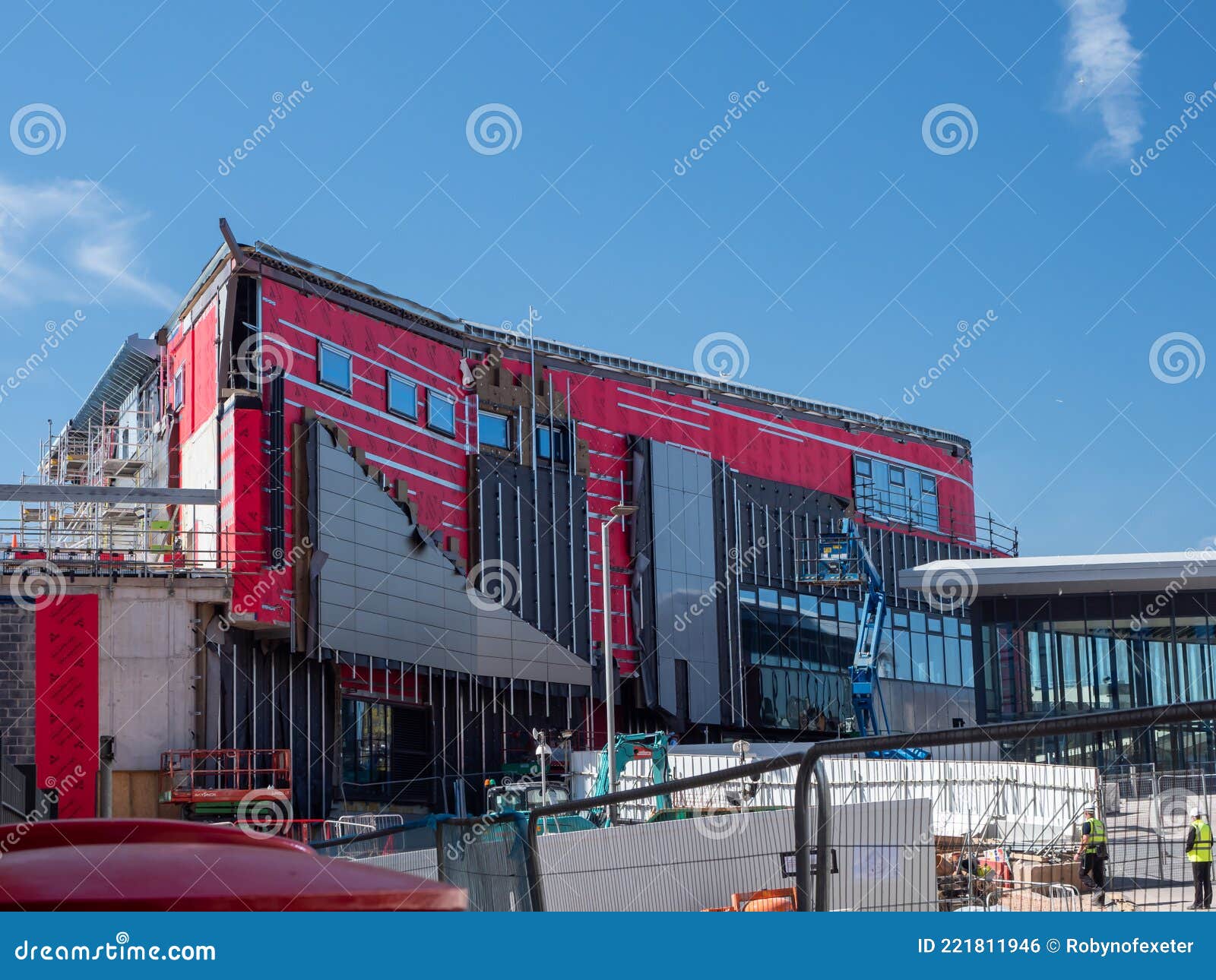 Cladding in the Process of Being Applied To the Redevelopment of the ...