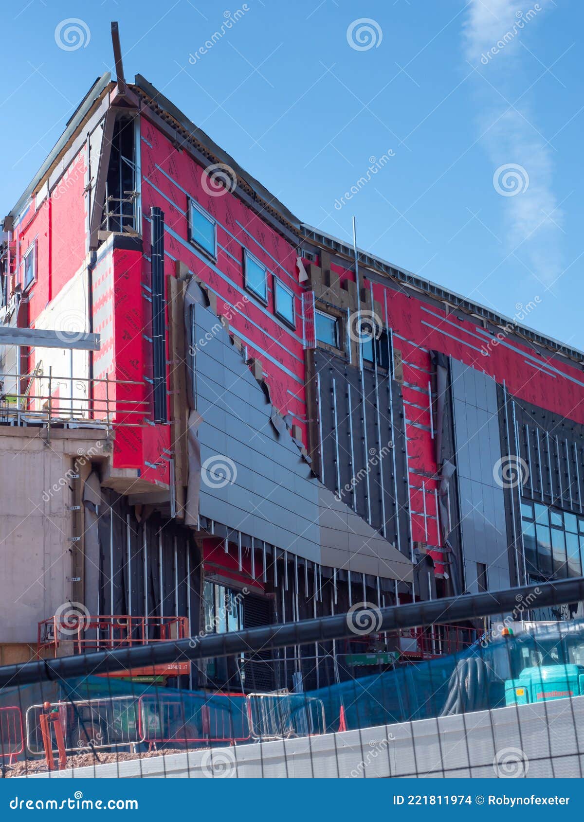 Cladding in the Process of Being Applied To the Redevelopment of the ...