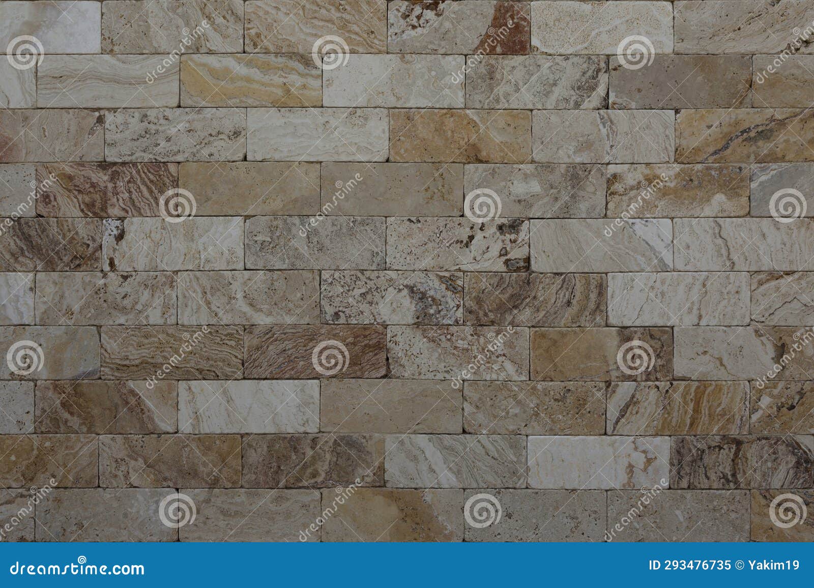 Cladding the Walls Inside the House with Natural Stone Stock Image ...