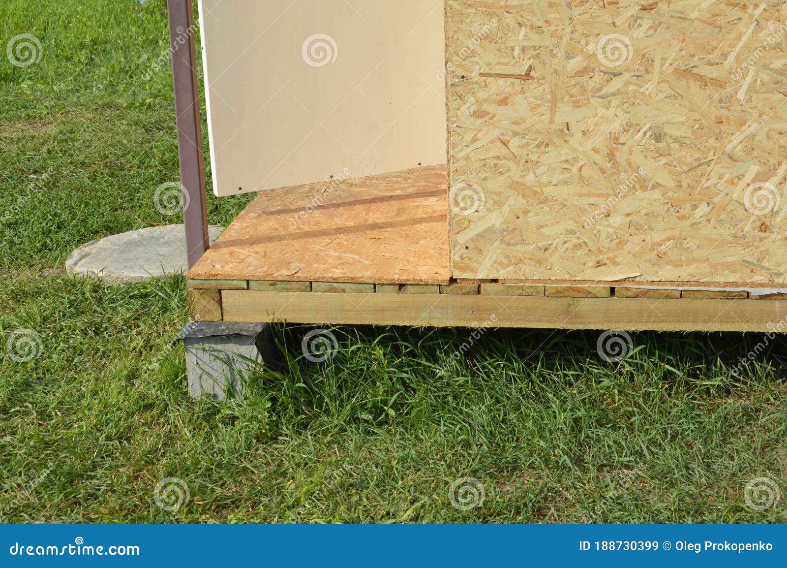 Cladding Wood Chipboards at Home Stock Image - Image of interior, wall ...