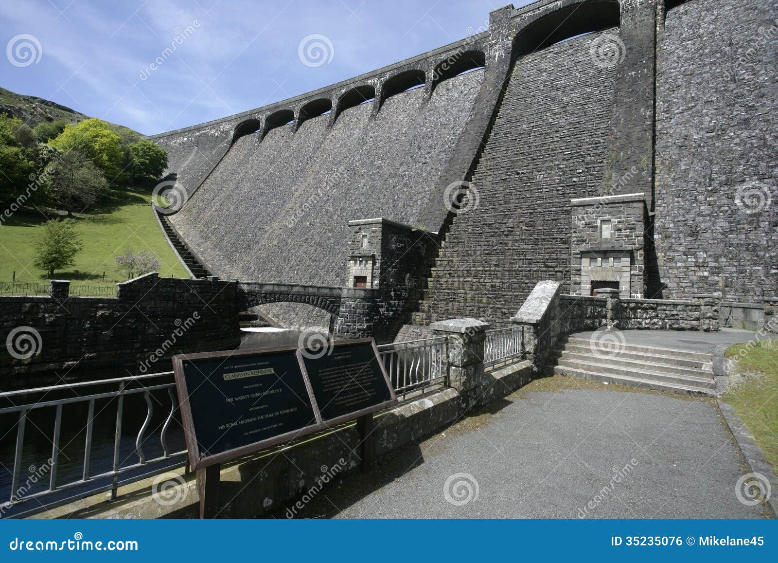 Claerwen dam, Elan Valley, stock photo. Image of valley - 35235076