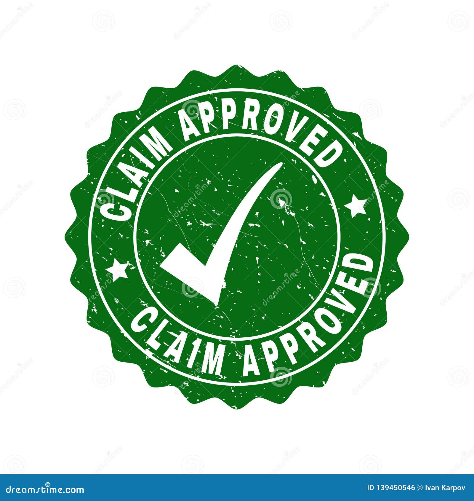 Claim Approved Grunge Stamp with Tick Stock Vector - Illustration of ... Claim Approved Grunge Stamp with Tick Stock Vector - Illustration of ...