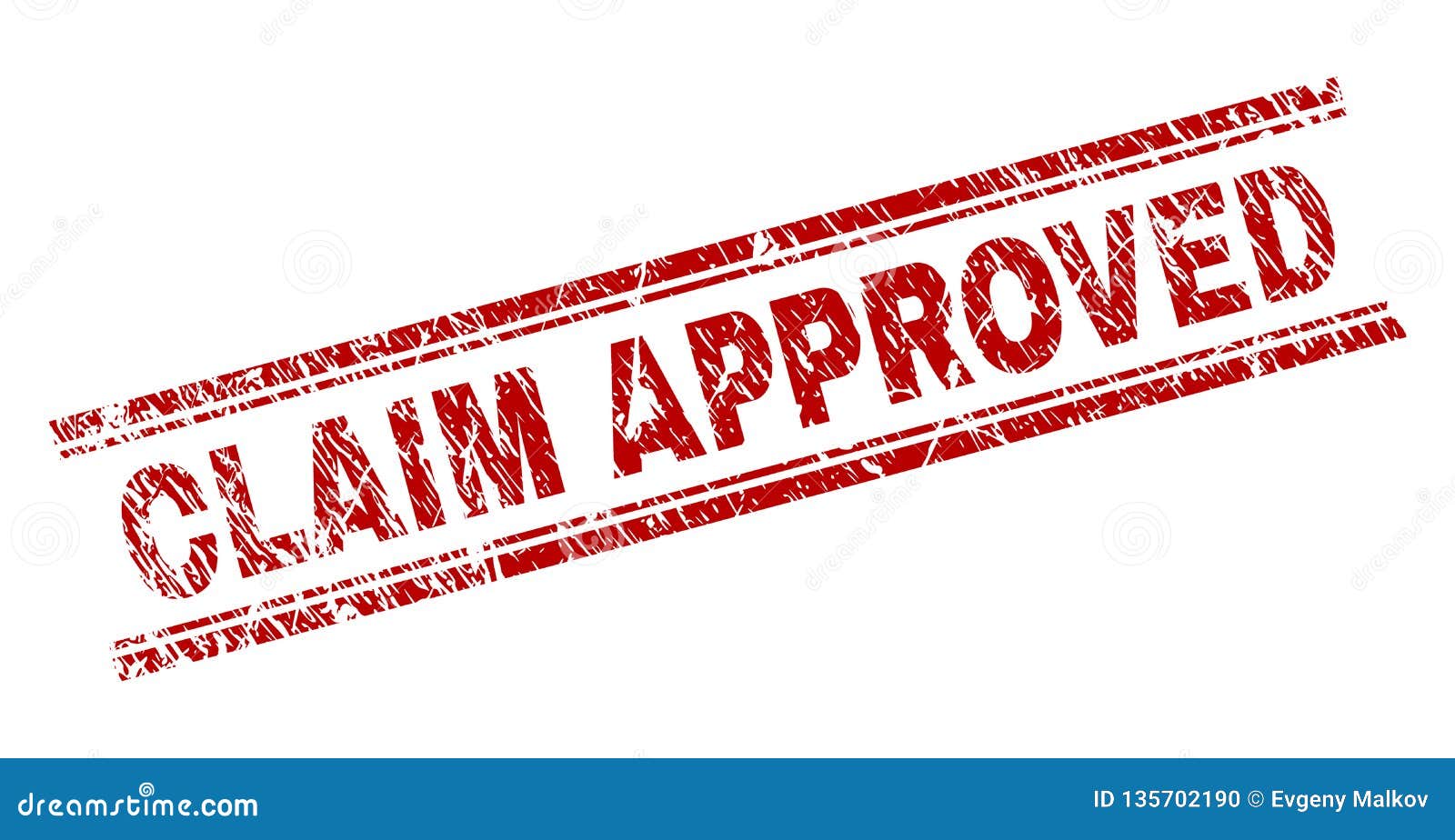 Grunge Textured CLAIM APPROVED Stamp Seal Stock Vector - Illustration ...