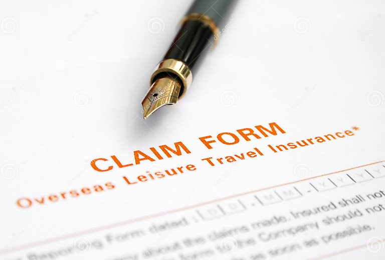 Claim form stock photo. Image of business, identification - 15710404
