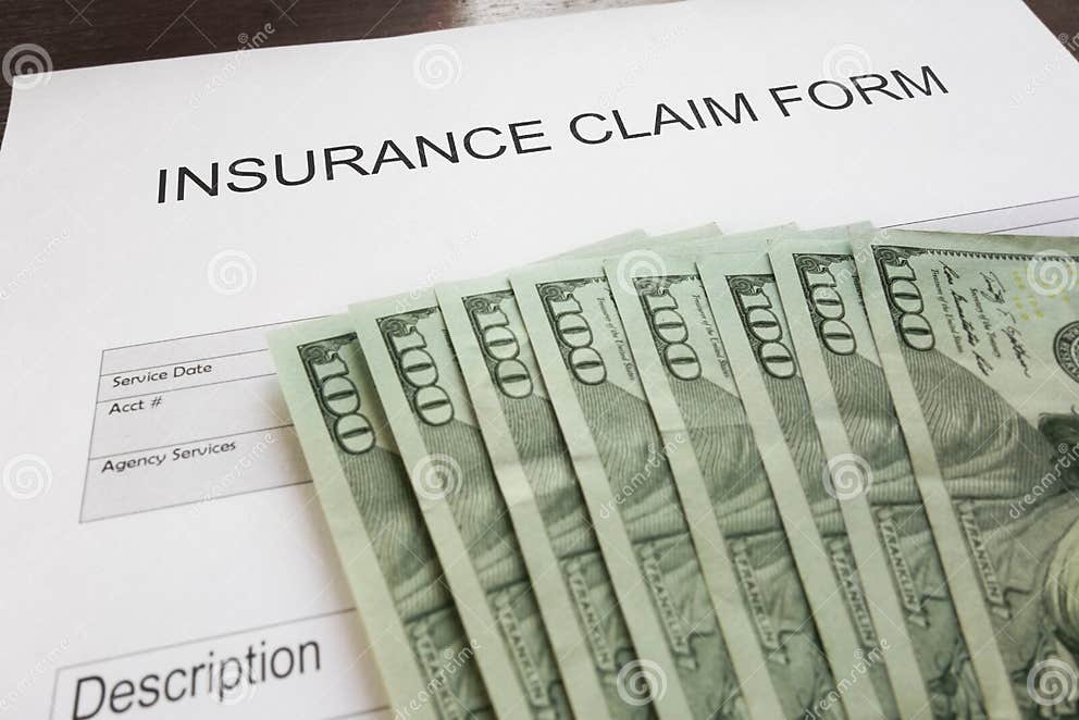 Claim and money stock image. Image of health, form, care - 48377409