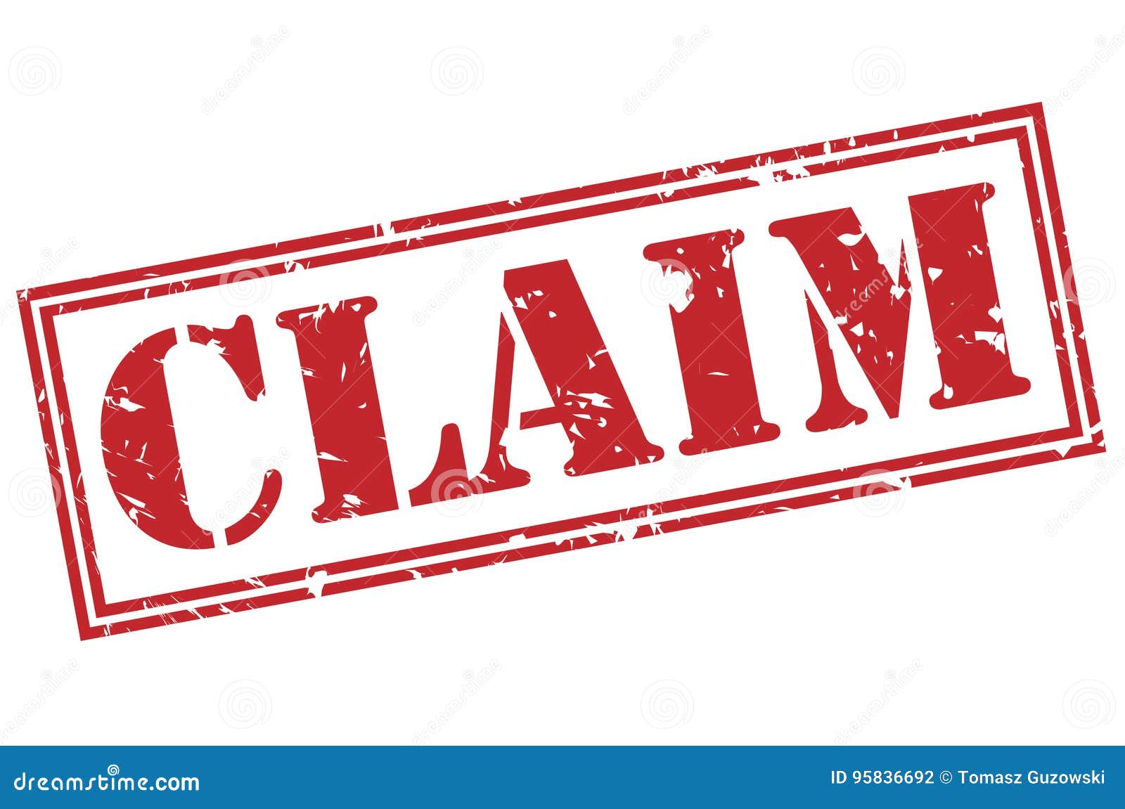 Claim Red stamp stock illustration. Illustration of increase - 95836692