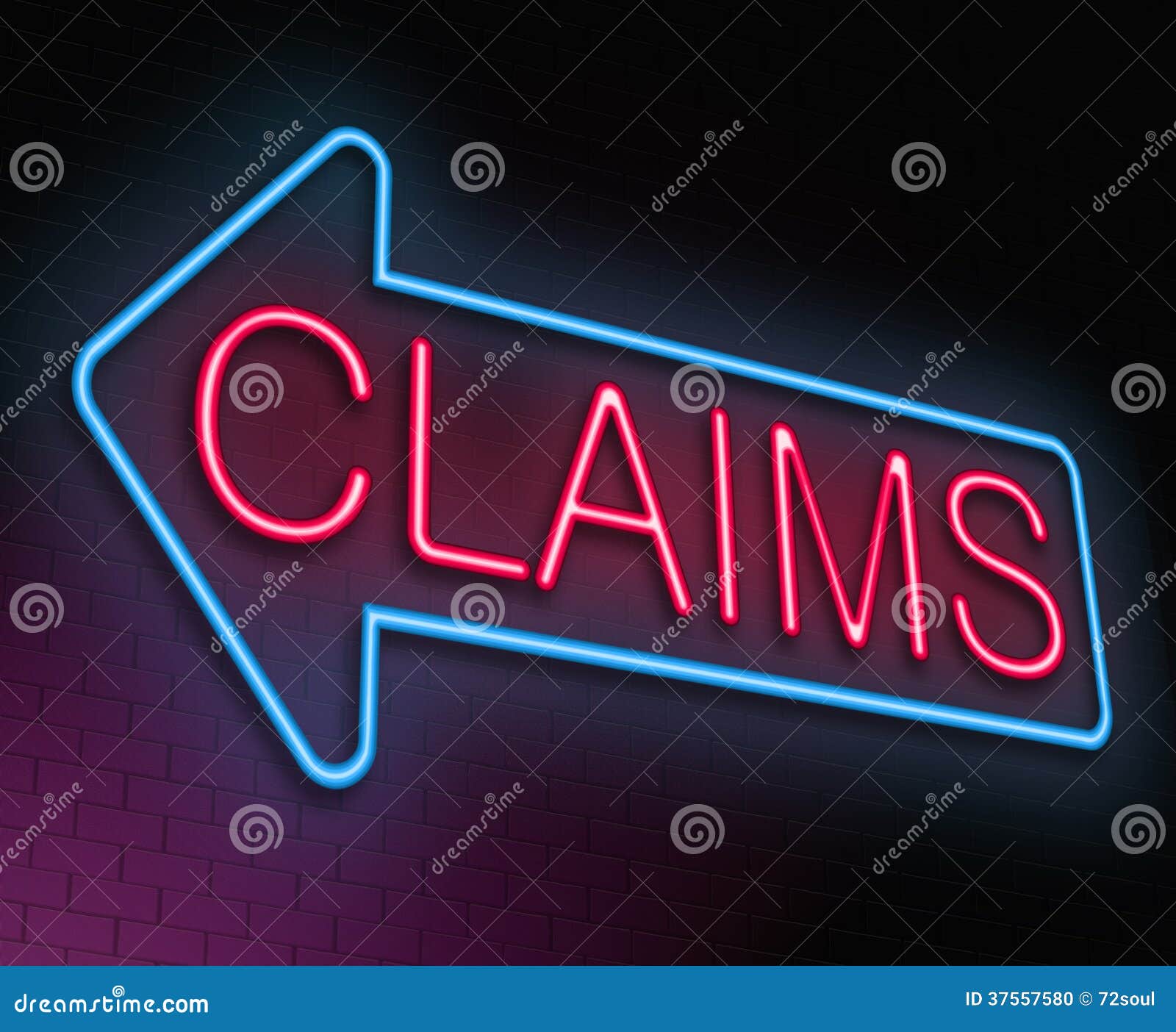 Claims concept. stock illustration. Illustration of advertisement ...