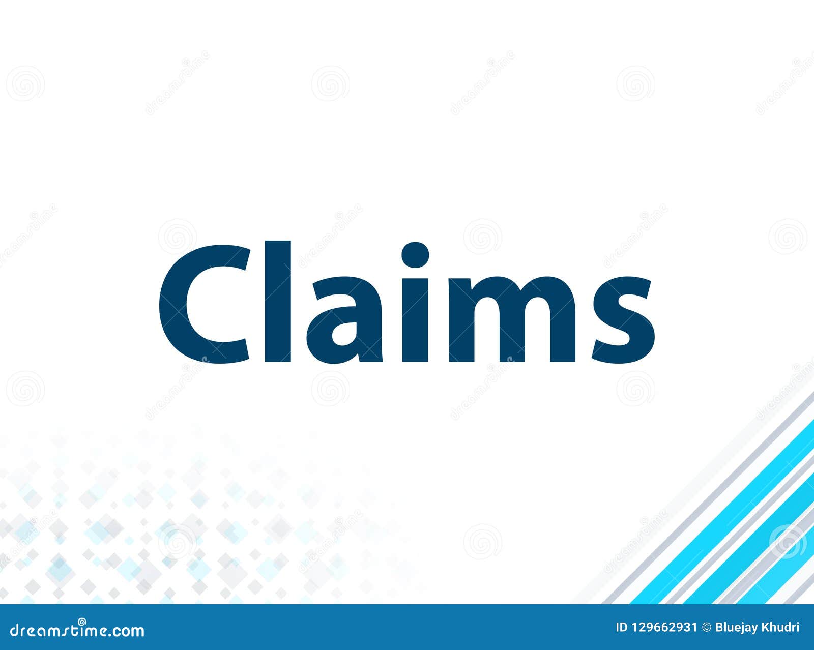 Claims, Blue Ring Binder Vector Illustration | CartoonDealer.com #265879260