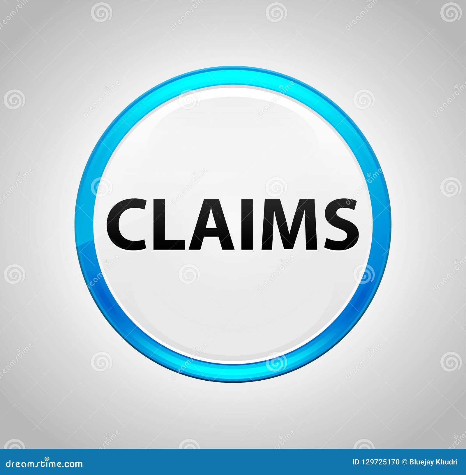 Claims Round Blue Push Button Stock Illustration - Illustration of call ... Claims Round Blue Push Button Stock Illustration - Illustration of call ...