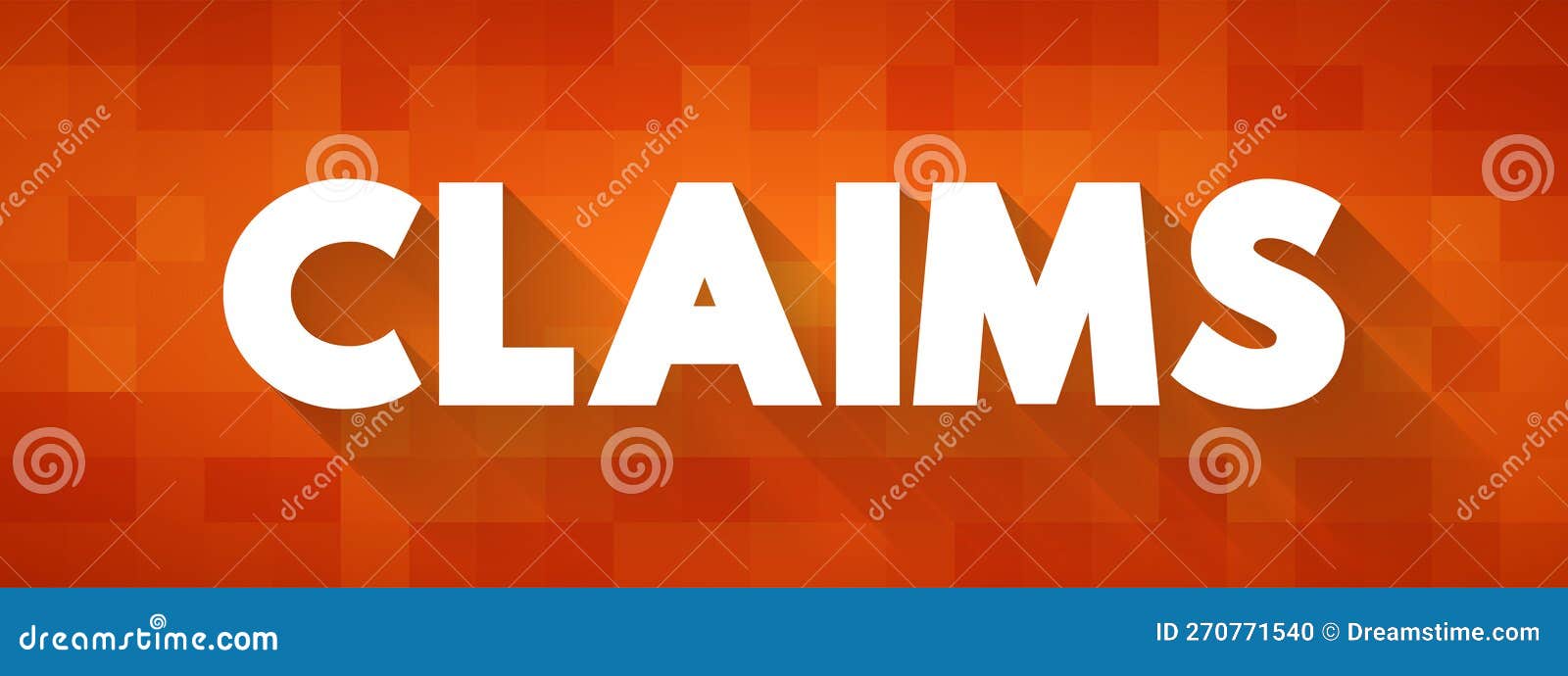 Claims Text Quote, Concept Background Stock Illustration - Illustration ...