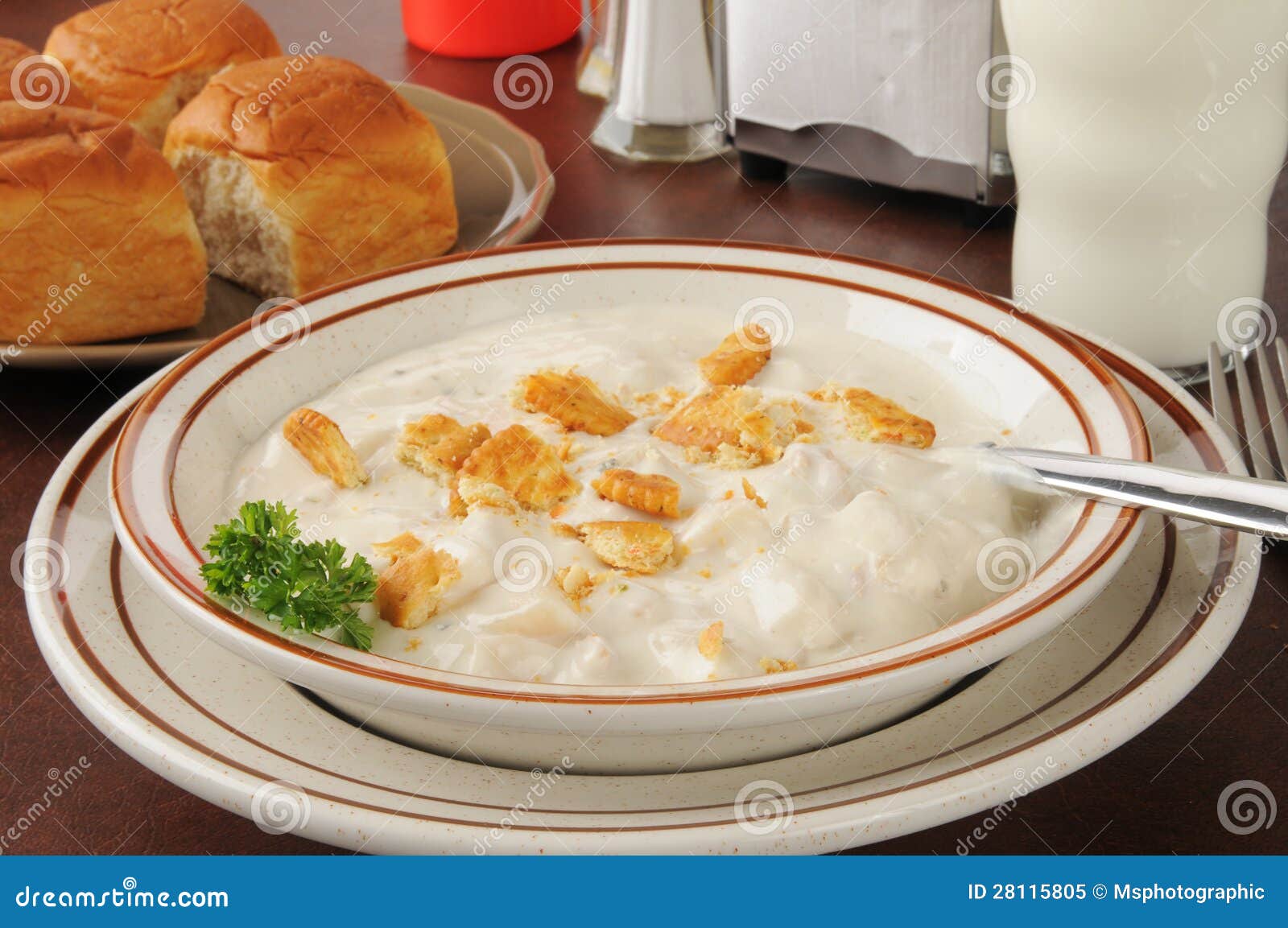 Chowder stock image. Image of healthy, style, milk, hearty - 28115805