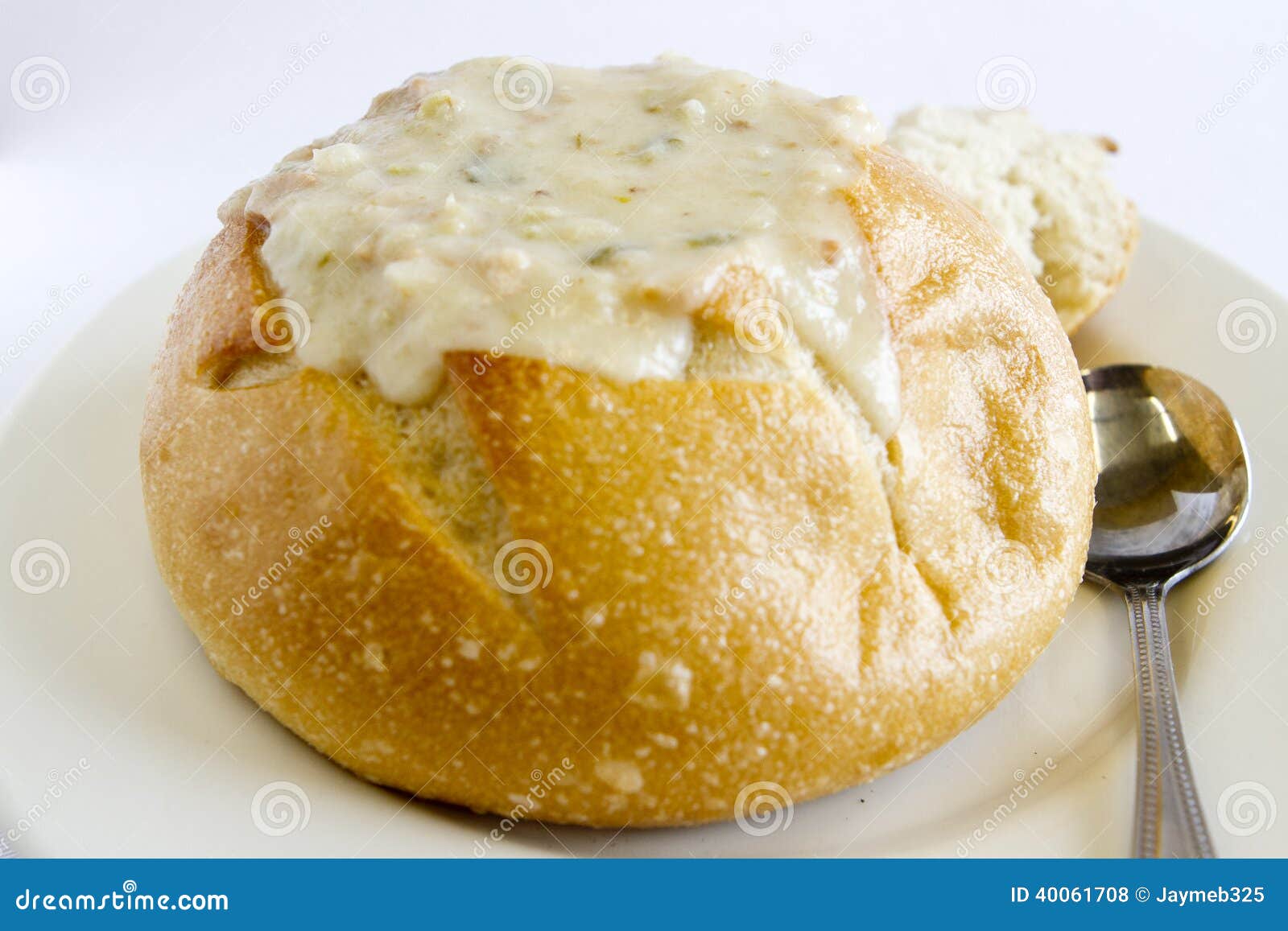 Chowder Bowl stock photo. Image of soup, sourdough, potato - 40061708
