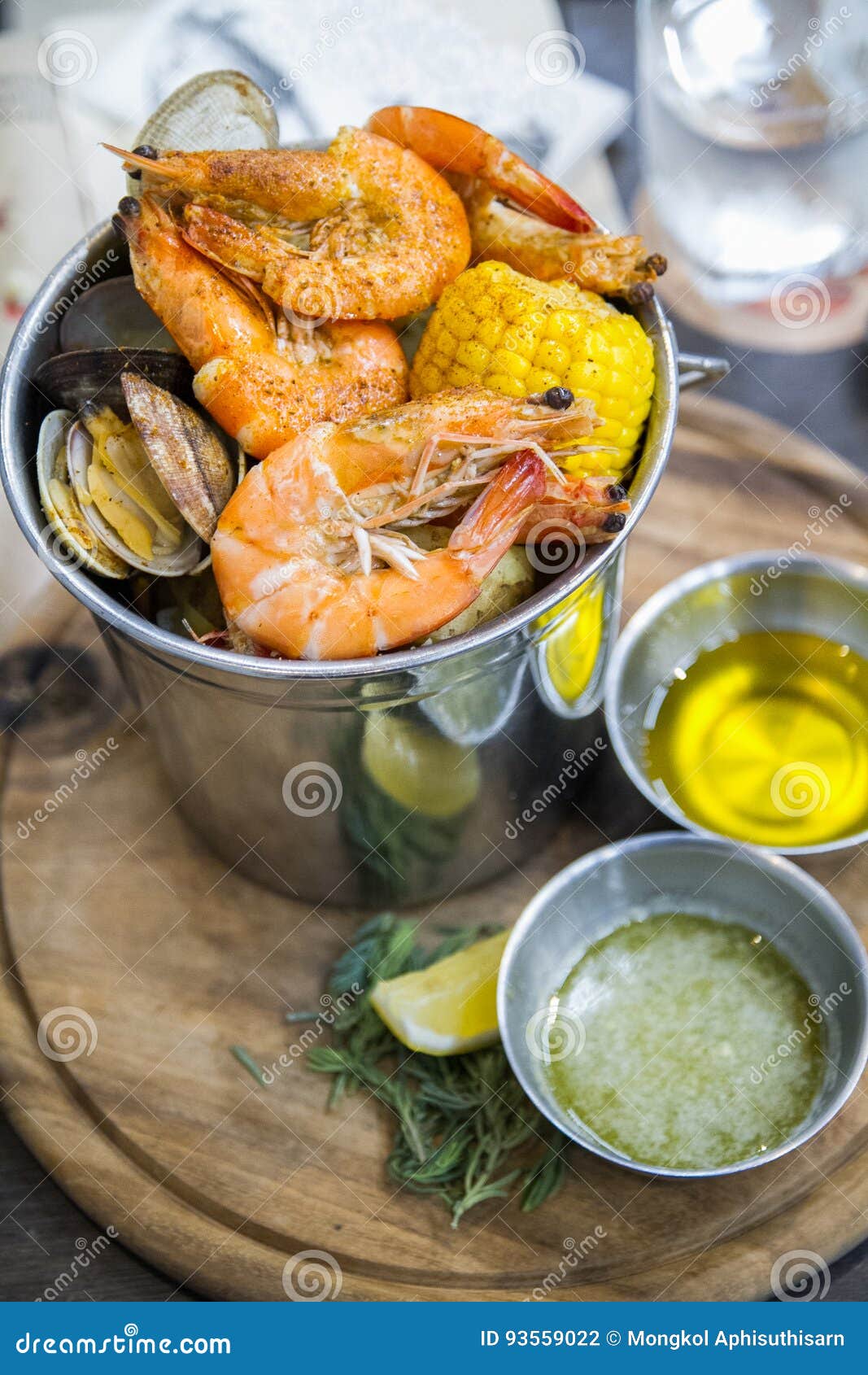 And shrimp stock photo. Image of restaurant, lunch, prawn - 93559022