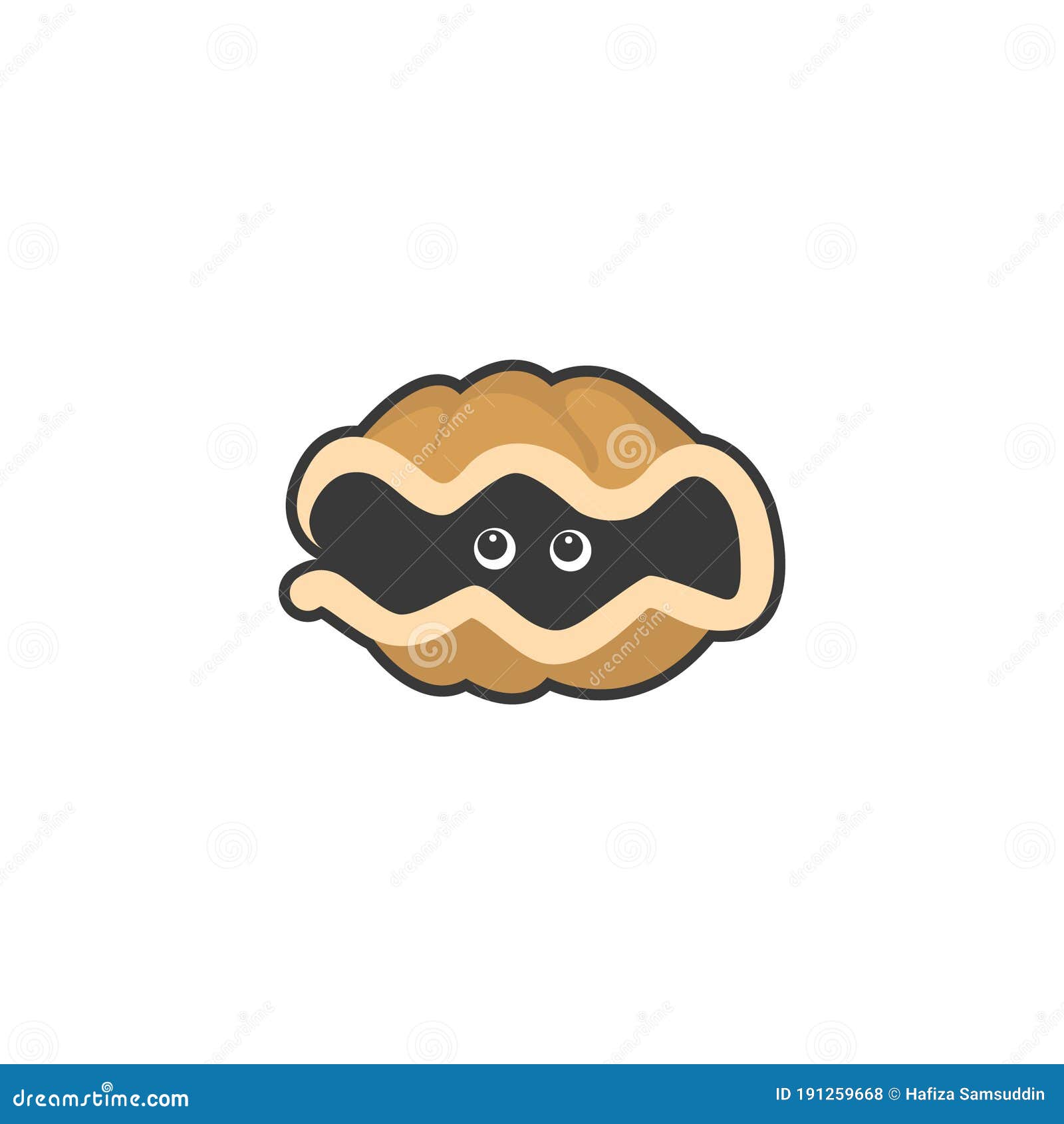 Clam. Vector Illustration Decorative Design Stock Vector - Illustration ...