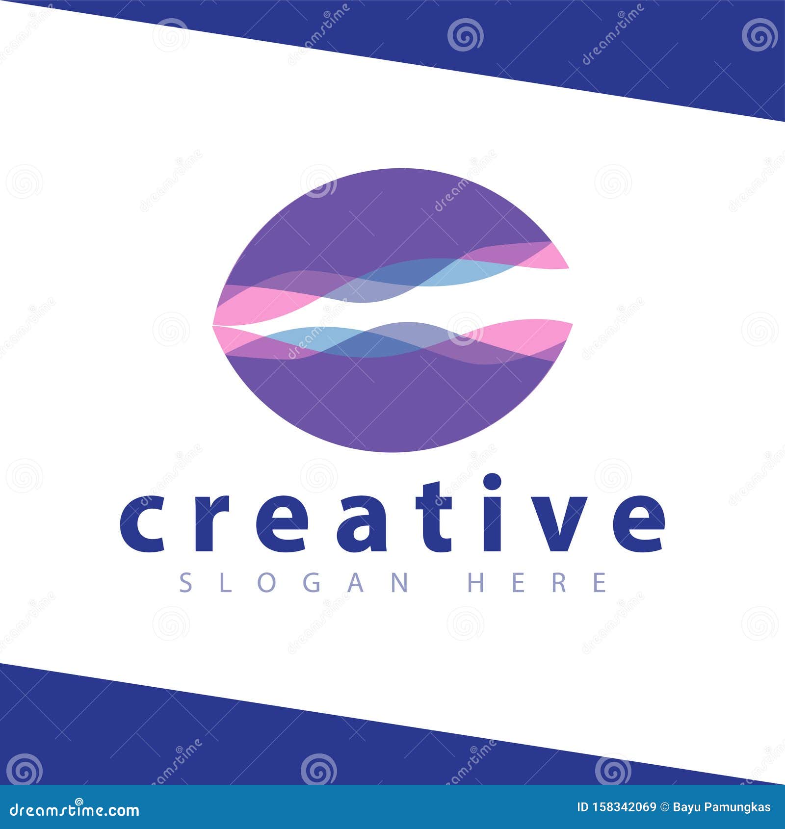 Wave Color Logo Vector Template Stock Vector - Illustration of bivalve ...