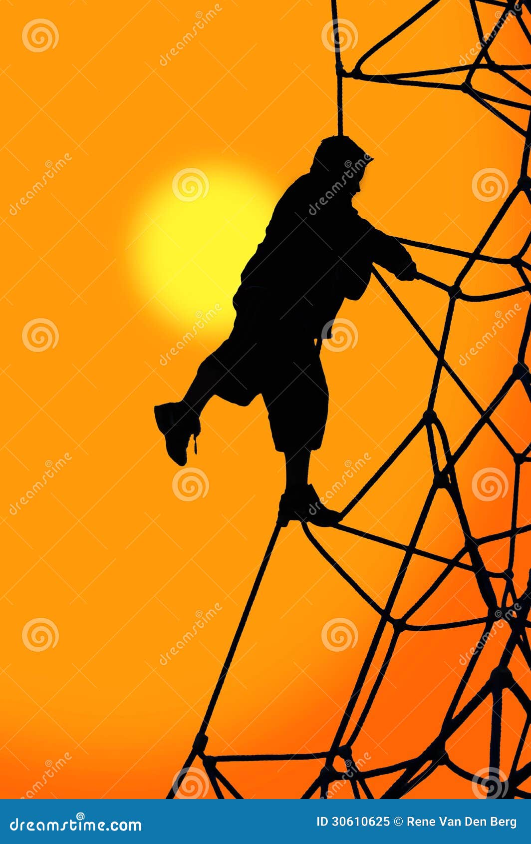 Clambering kid stock image. Image of adventure, difficult - 30610625