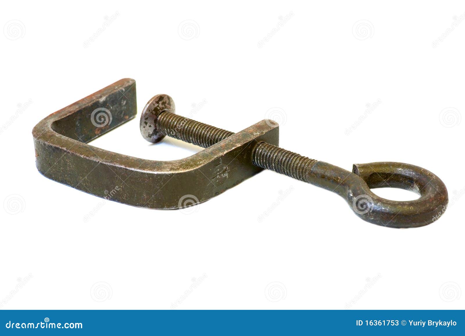 Clamp stock image. Image of stress, work, clamp, metal - 16361753