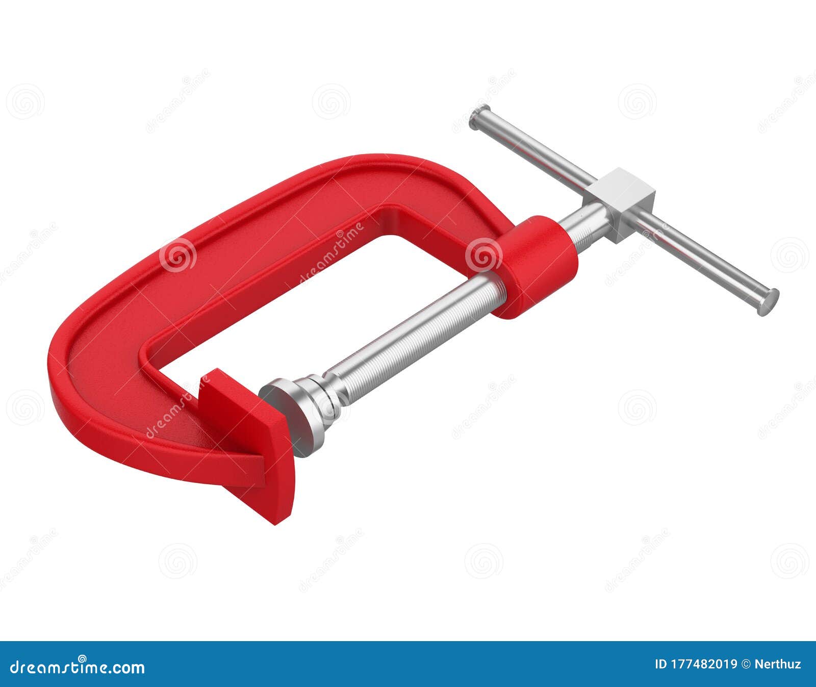 Clamp Compression Tool Isolated Stock Illustration - Illustration of ...