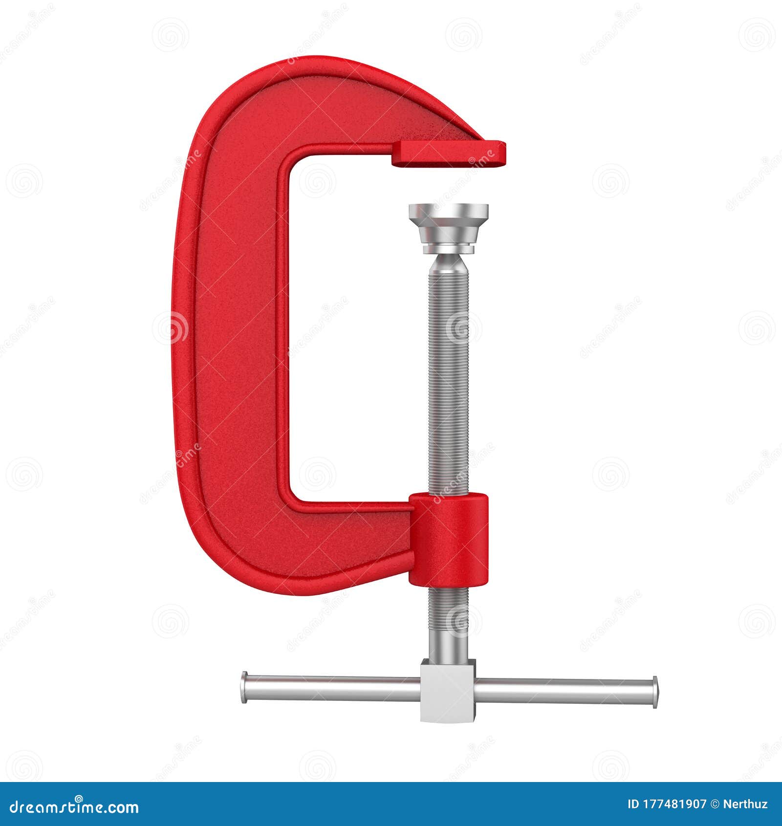 Clamp Compression Tool Isolated Stock Illustration - Illustration of ...