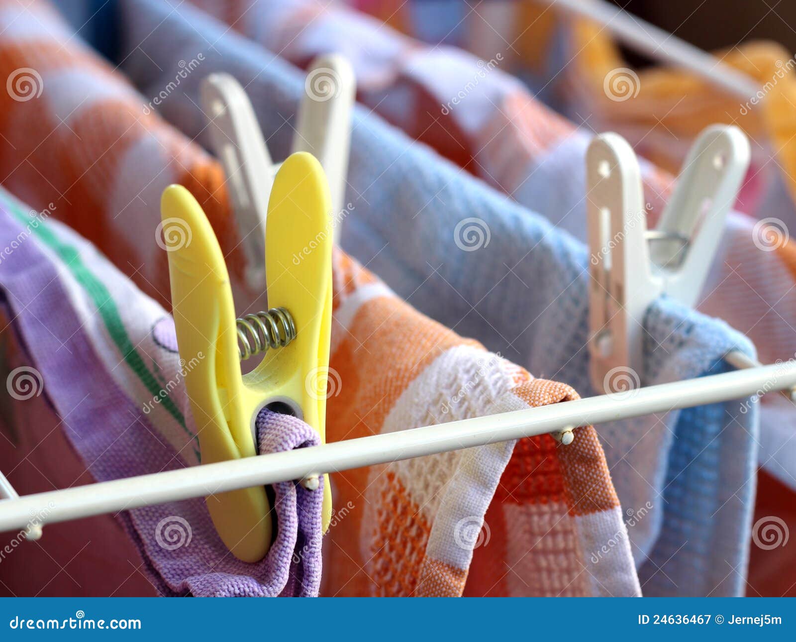 Clamp and laundry stock image. Image of concept, colour - 24636467