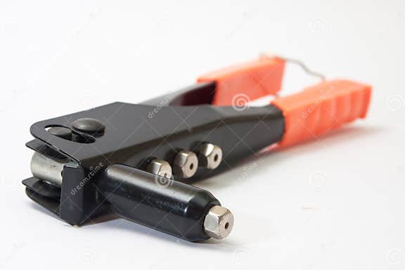Clamp for metal rivets stock image. Image of industrial - 50354425