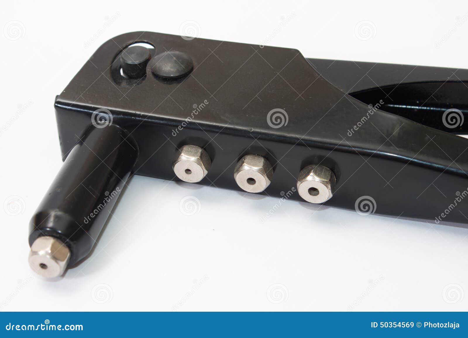 Clamp for metal rivets stock image. Image of industry - 50354569