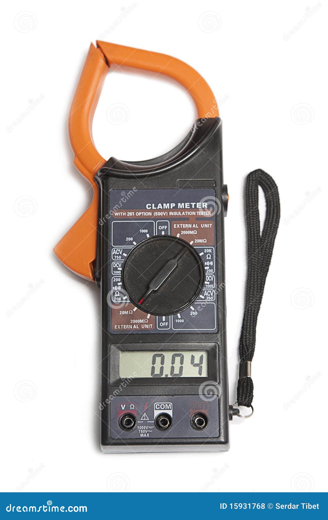 Clamp Meter stock photo. Image of electric, instrument - 15931768
