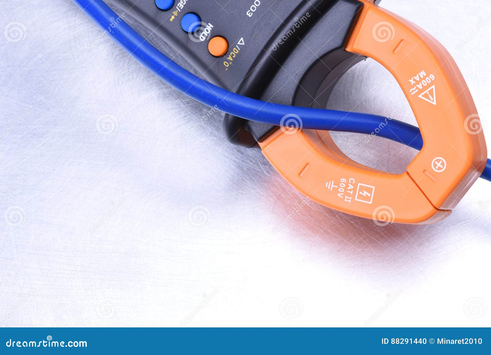Clamp Meter Tool With Cable Stock Photo | CartoonDealer.com #88291440