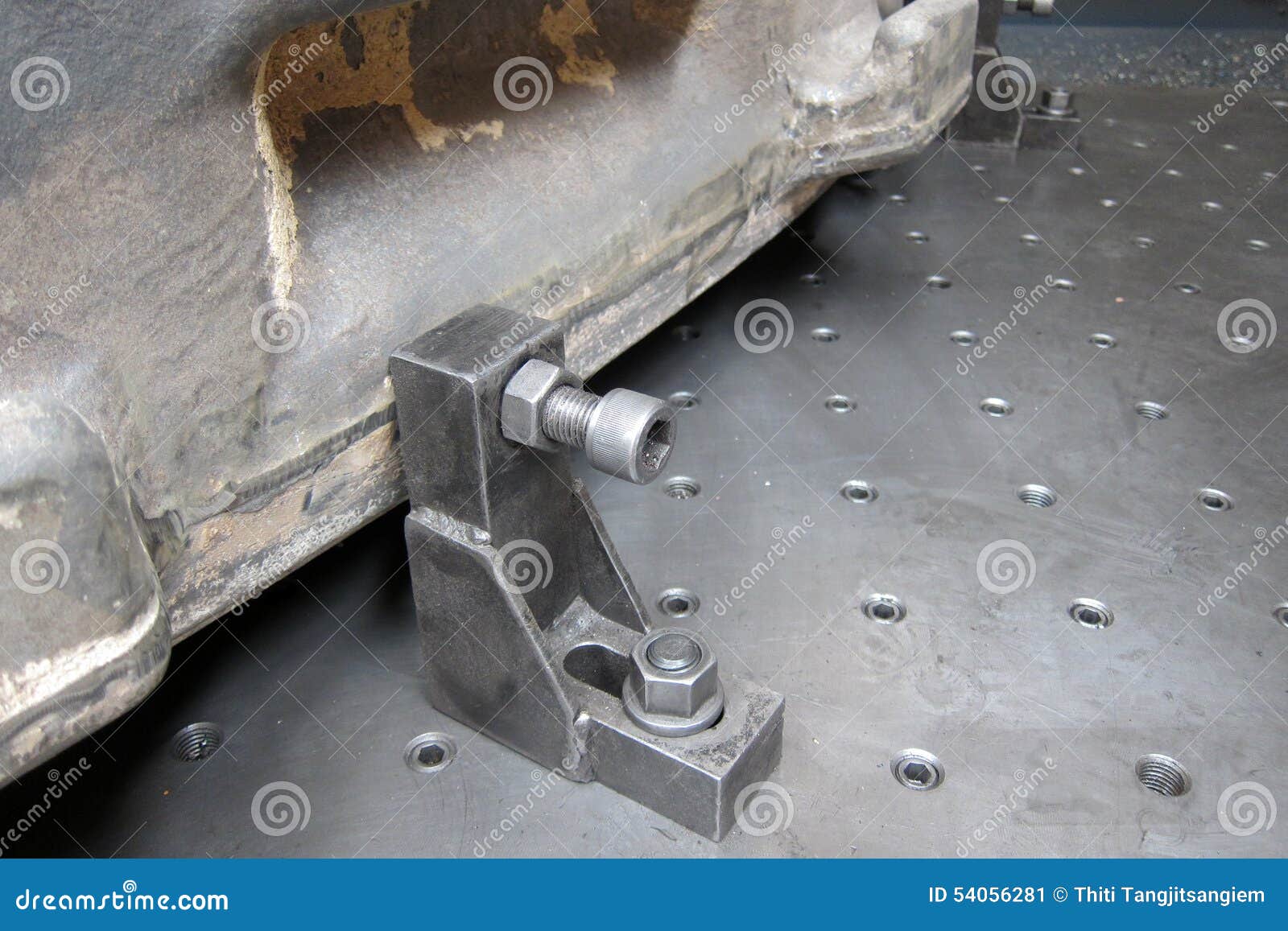 Clamp stopper stock image. Image of diameter, labour - 54056281