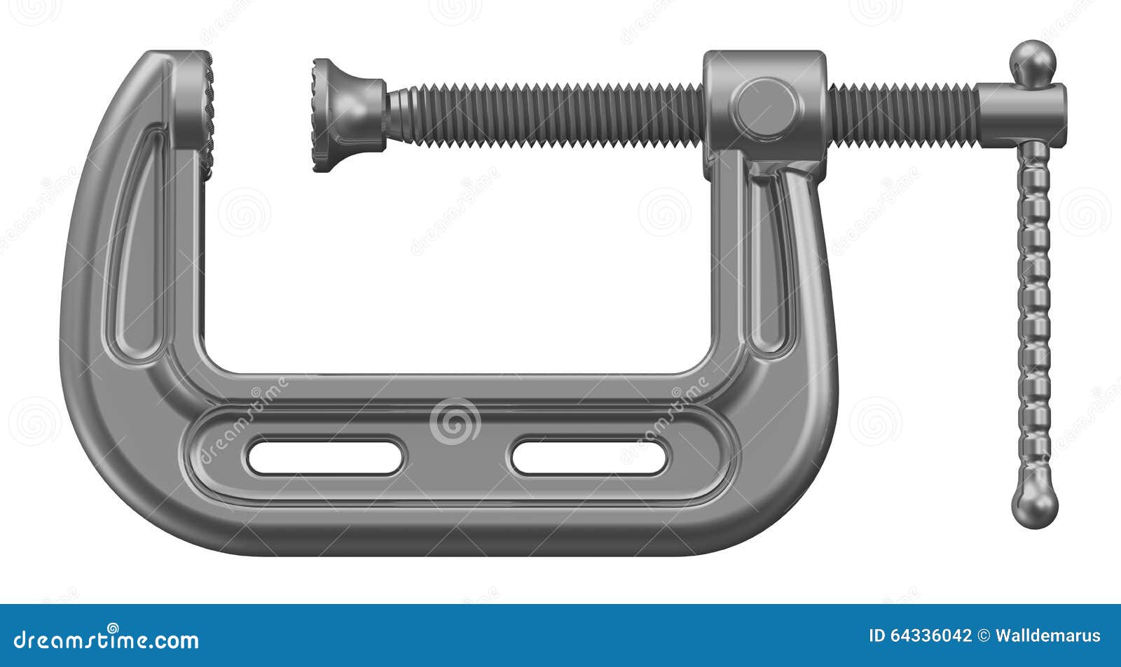 Clamp. Tool stock illustration. Illustration of tool - 64336042