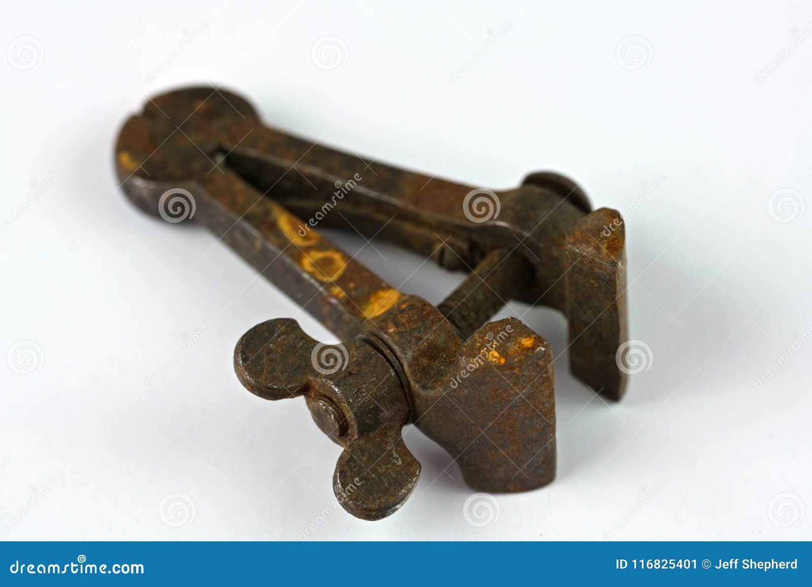 Clamp Vintage hand tools stock image. Image of wooden - 116825401