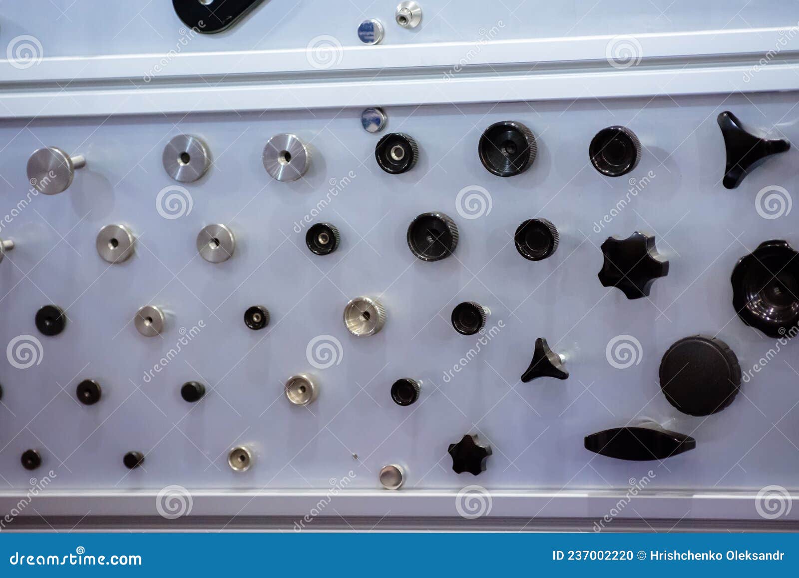 Clamping Devices. Set of Threaded Clamps Stock Photo - Image of ...